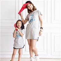 歡樂時光親子服—貓咪美食團（洋裝款）童100【兒福聯盟】- TAAZE 讀冊生活