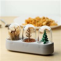 漫步森林-牙籤調味罐組【QUALY】- TAAZE 讀冊生活