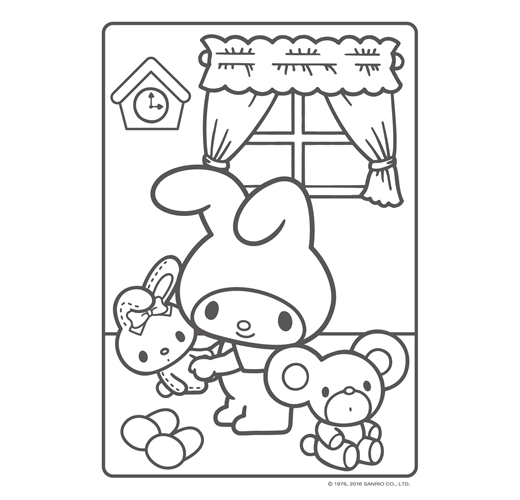 My Melody甜蜜派對著色本- TAAZE 讀冊生活