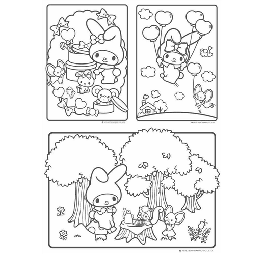 My Melody 美樂蒂著色本（風和日麗）- TAAZE 讀冊生活