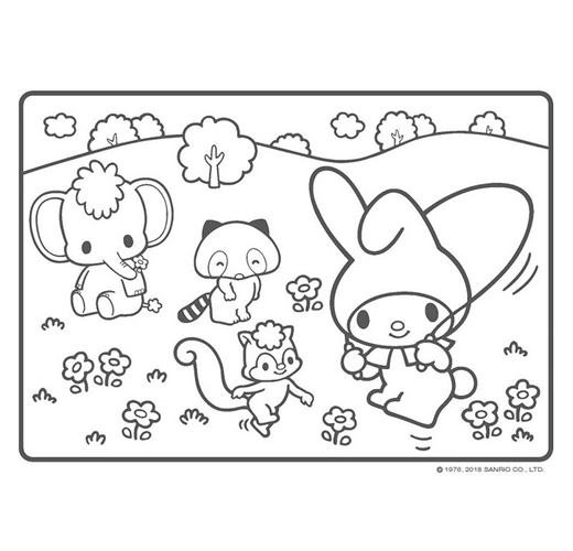 My Melody 美樂蒂著色本（風和日麗）- TAAZE 讀冊生活