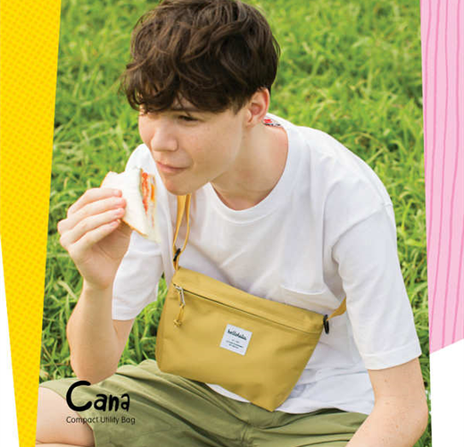 CANA 隨身側背包／芥末黃【hellolulu】- TAAZE 讀冊生活
