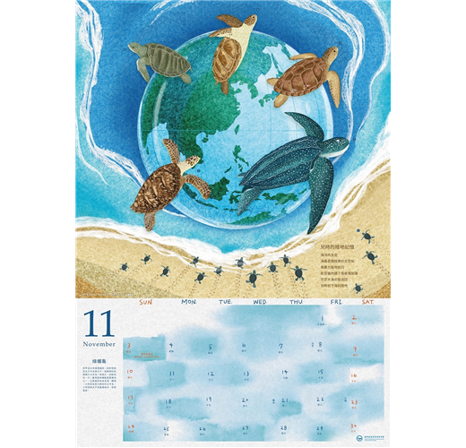2024年海洋保育月曆：海的棲家- TAAZE 讀冊生活